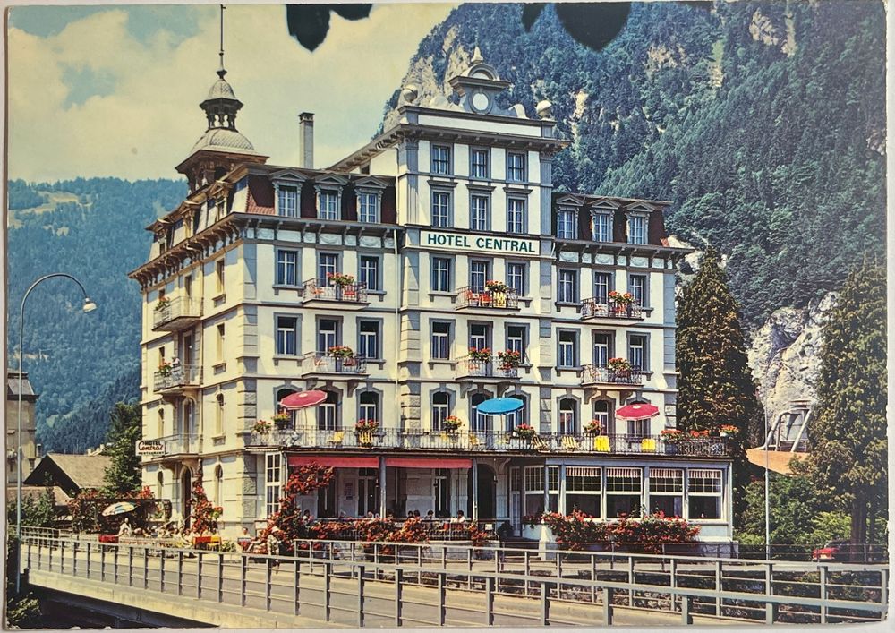 AK: UNTERSEEN - INTERLAKEN - HOTEL CENTRAL (Gebraucht) in Lutry für CHF ...