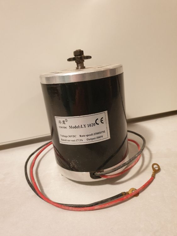 36VDC 500W DC Motor mit Kettenrad | Kaufen auf Ricardo