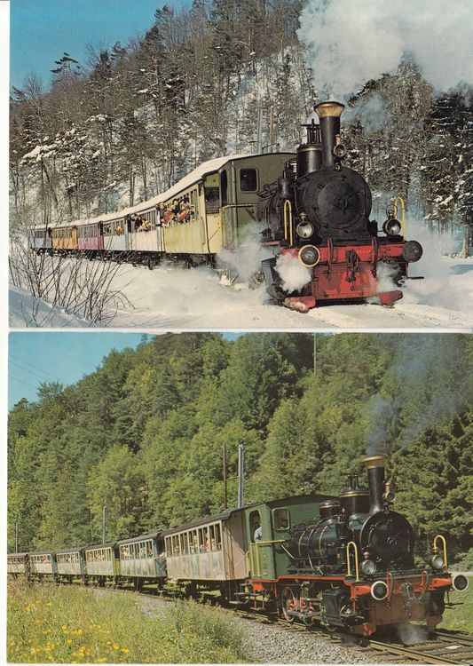 Sihltalbahn, 2 Karten ca. 1970 (Gebraucht) in Bürglen TG für CHF 2 – mit Lieferung auf Ricardo ...
