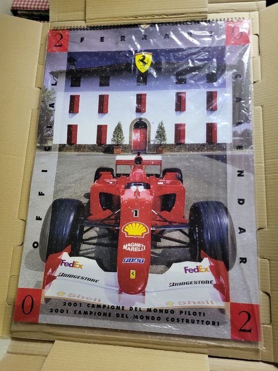 Ferrari Kalender 2002, Formel 1, Originalverpackt! (Neu und originalverpackt) in Oberuzwil für ...