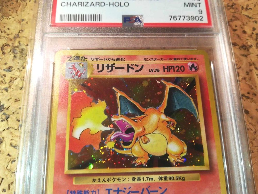 SWIRL psa 9 Charizard Base Set 1996 (Glurak Dracaufeu) (Neu (gemäss Beschreibung)) in Charrat ...