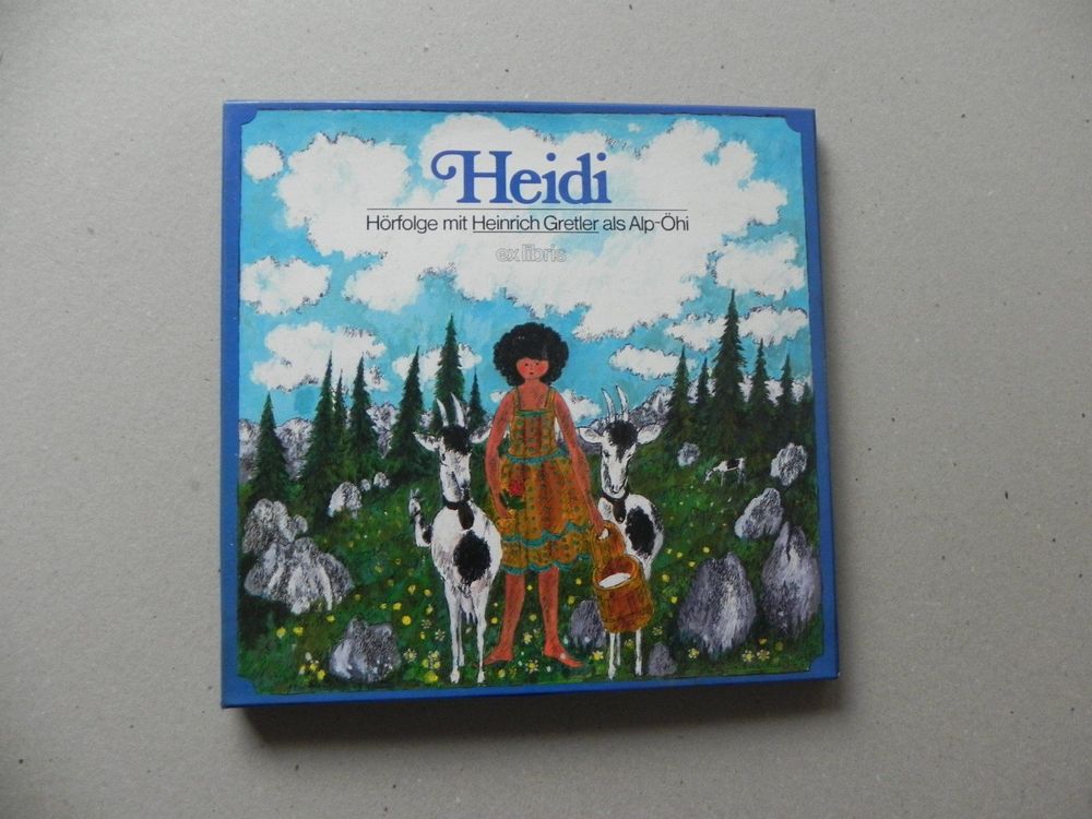 4 LP Box Hörspiel Heidi Johanna Spyri von Jahr 1976 (Gebraucht) in Siebnen für CHF 32 – mit ...