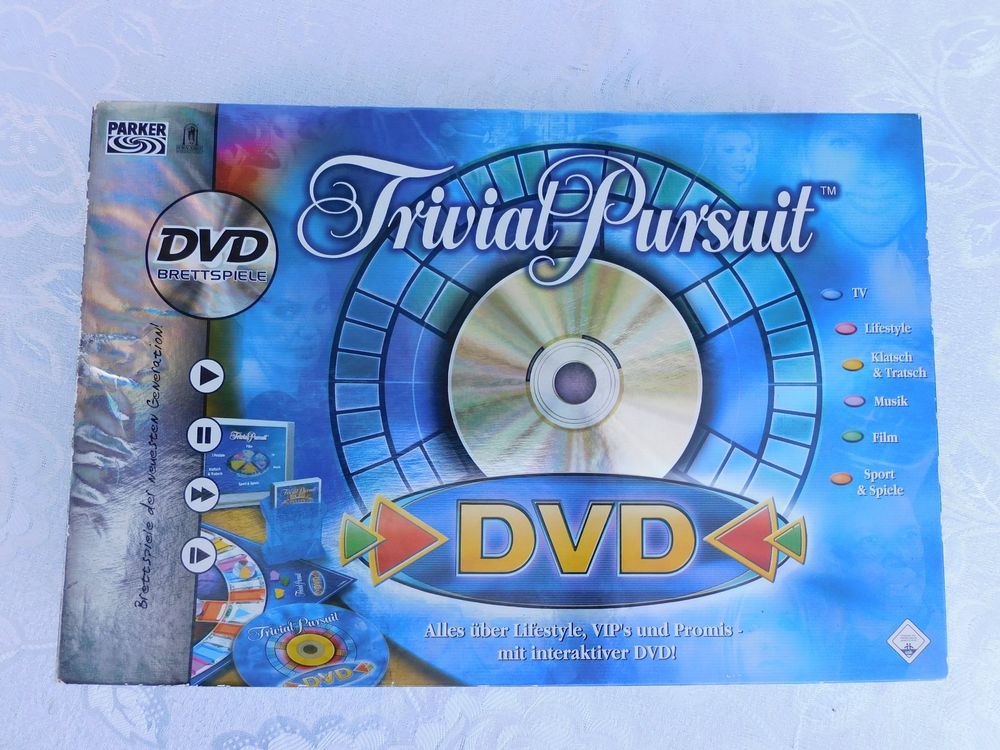 Trivial Pursuit DVD Brettspiel von «Parker»/Hasbro (Gebraucht) in ...