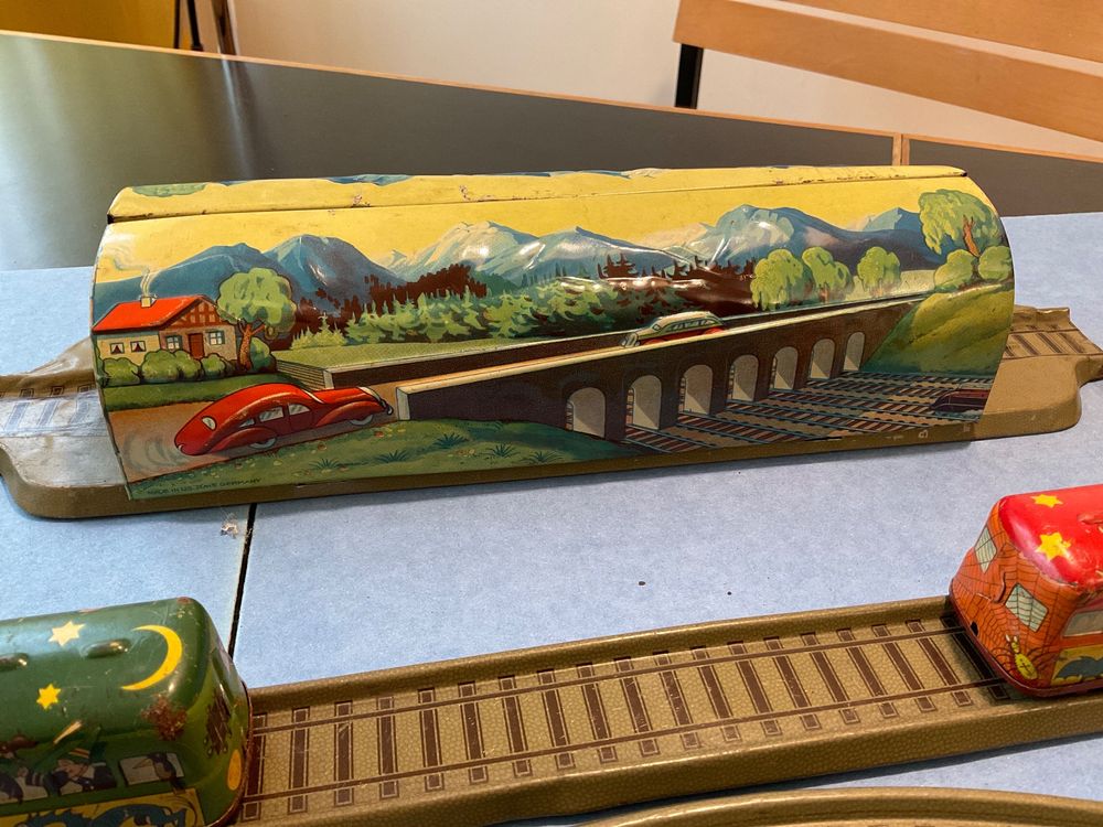 Technofix Blechbahn 50 er/60 er Jahre Made in US Zone Top (Gebraucht ...