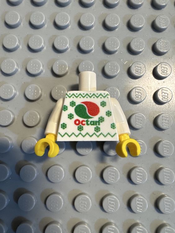 Lego Minifigur Torso Octan Christmas Special (Neu (gemäss Beschreibung ...
