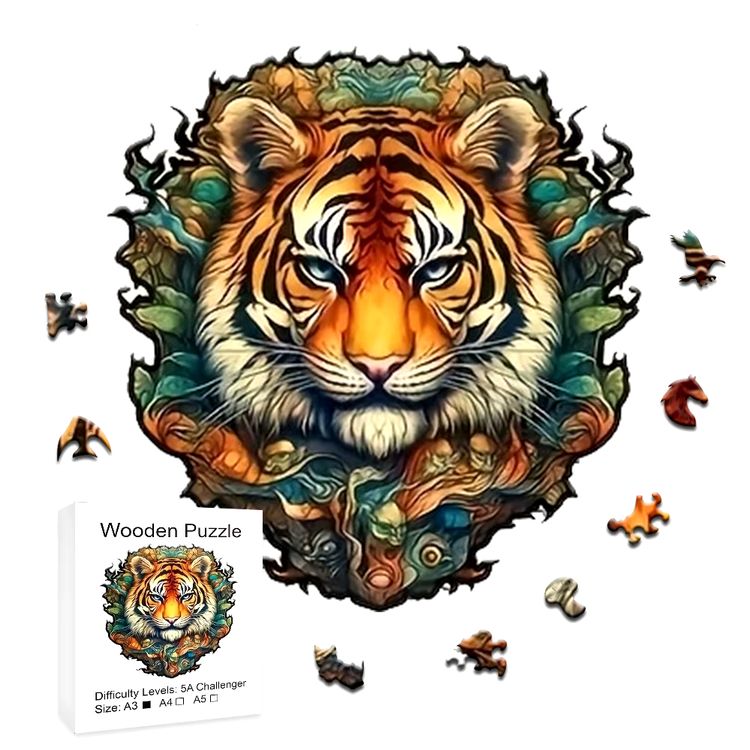 NEU Holz-Tigerpuzzle 28x28 cm / Puzzle … | Kaufen auf Ricardo