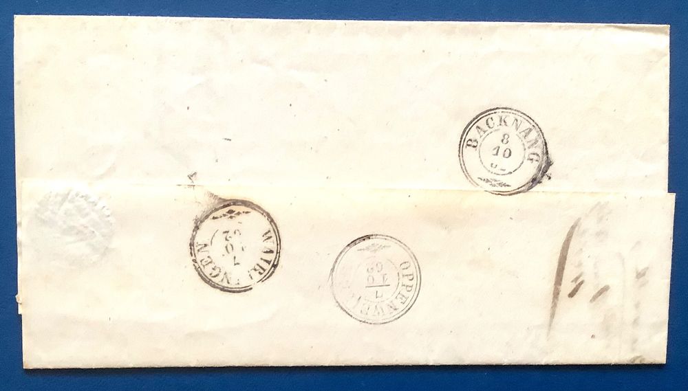 1862 Brief Altdeutschland Württemberg 3 Kreuzer VOLLSTEMPEL (Gebraucht ...