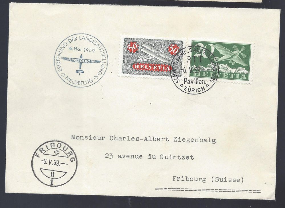 Brief mit Flugpost 1939 | Kaufen auf Ricardo