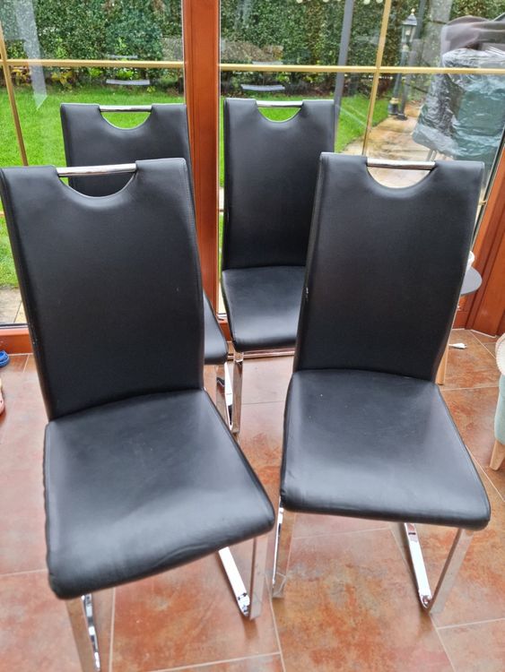 4 Freischwinger Esszimmerstühle (Gebraucht) in Nürensdorf für CHF 1 – nur Abholung auf Ricardo ...