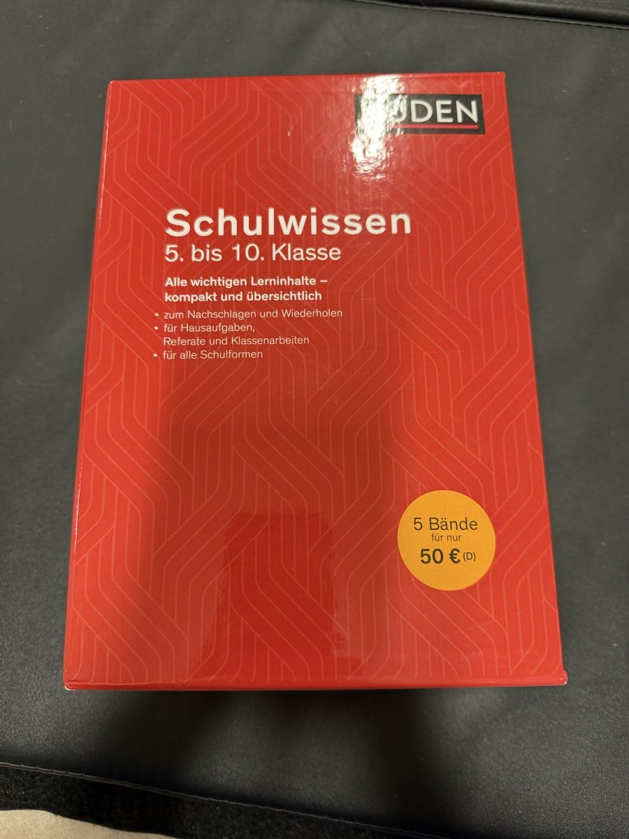 Duden Schulwissen 5. bis 10. Klasse - Komplettes Set! (Neu (gemäss ...