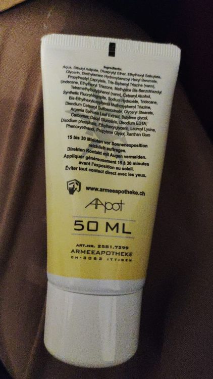 Sonnencreme / Sunscreen SPF 50+ (schweizer Armee/swiss army) (Neu und ...