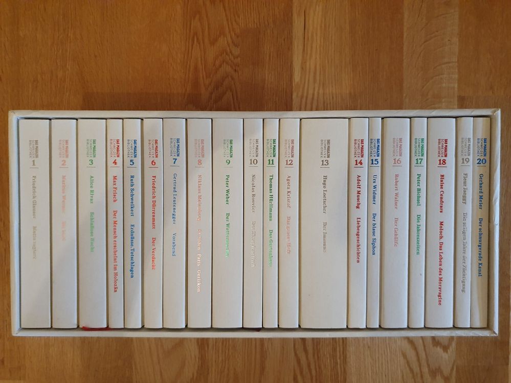 Das Magazin Schweizer Bibliothek - 20 Schweizer Bücher (Gebraucht) in Bern für CHF 35 – mit ...