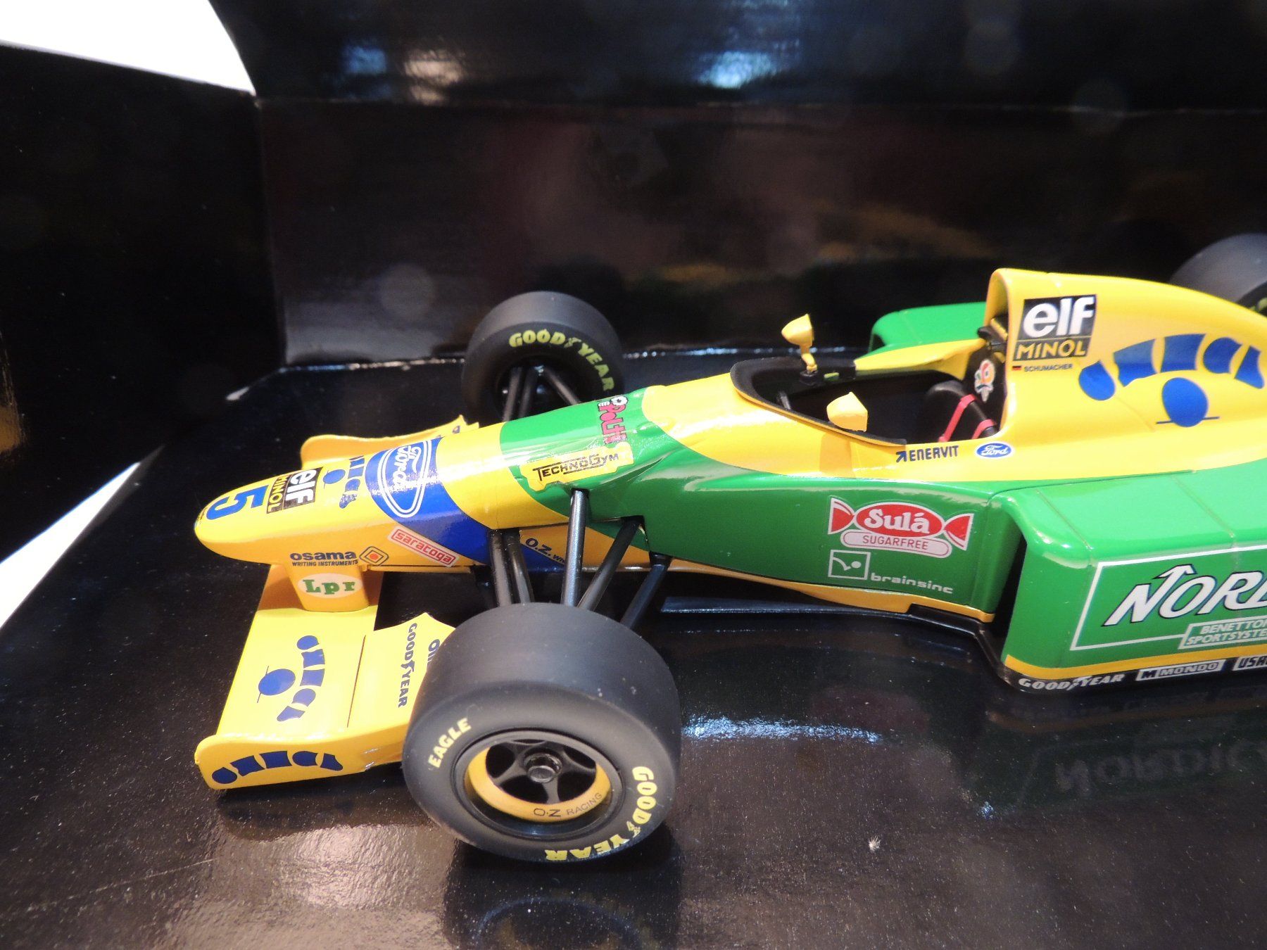 Minichamps Benetton Ford B193 M.Schumacher 2.Sieg 1:18 (Neu und ...
