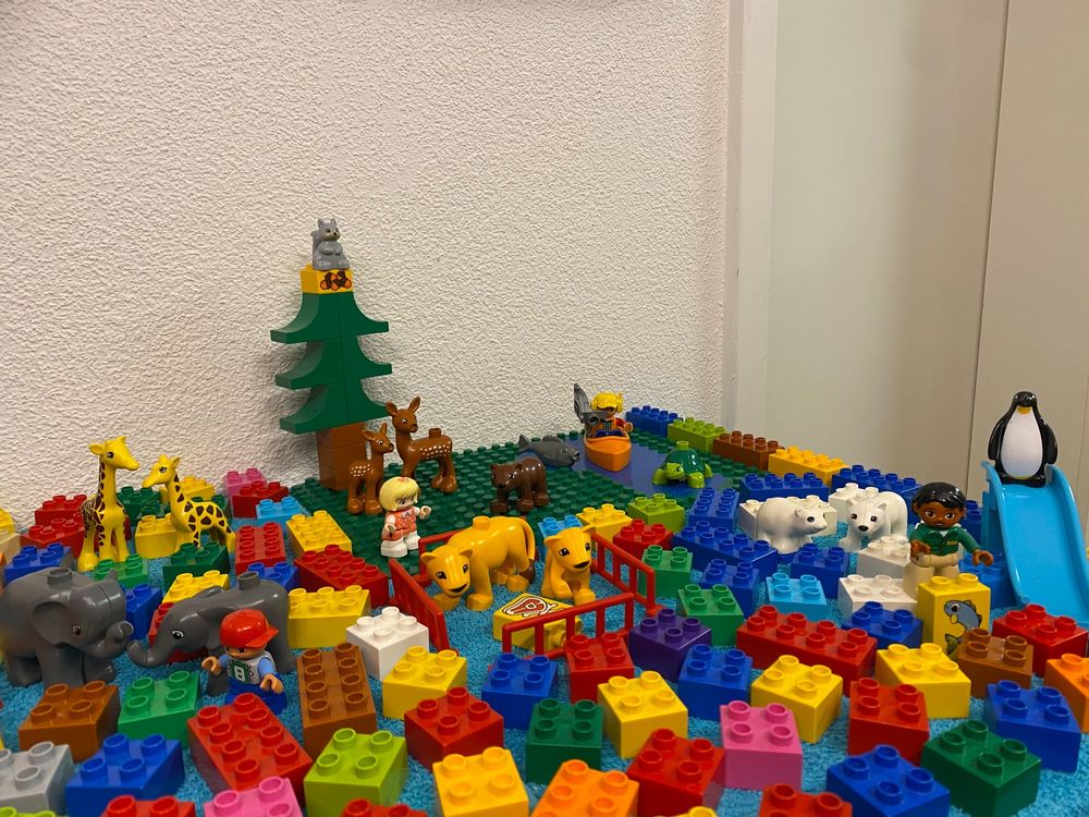 Grosser Lego Duplo Zoo mit Platte plus über 130 Teile! | Kaufen auf Ricardo