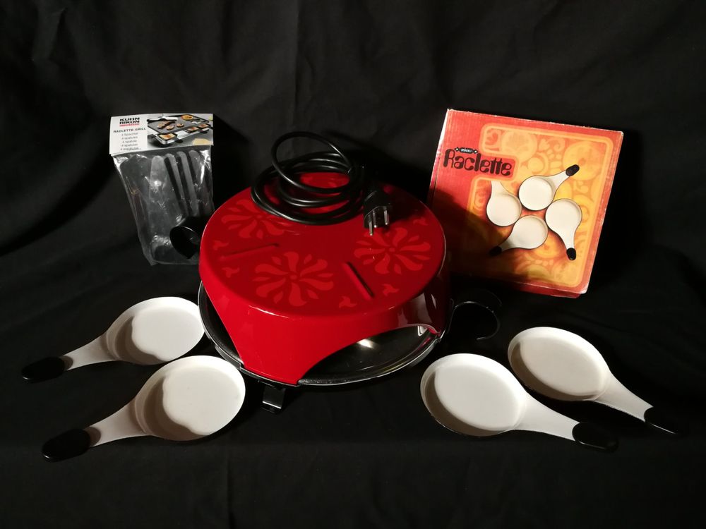 Raclette Ofen Stöckli 4 Pers.,+ neue Spachtel v. Kuhn Rikon (Gebraucht ...