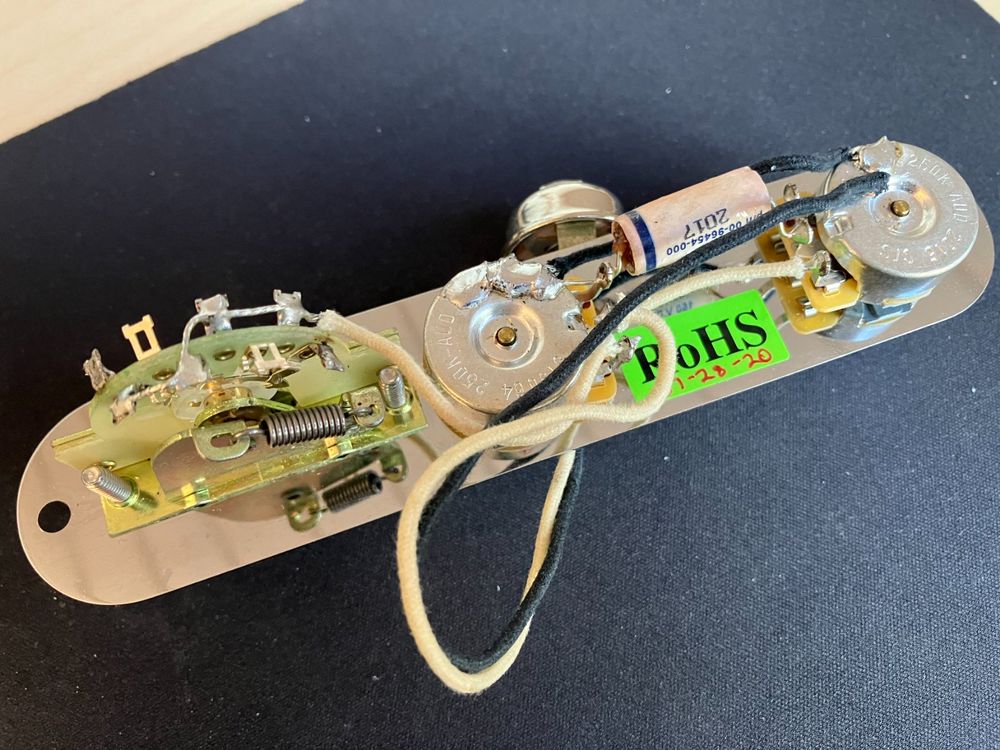 Fender Custom Shop Telecaster Prewired Control Plate | Kaufen auf Ricardo