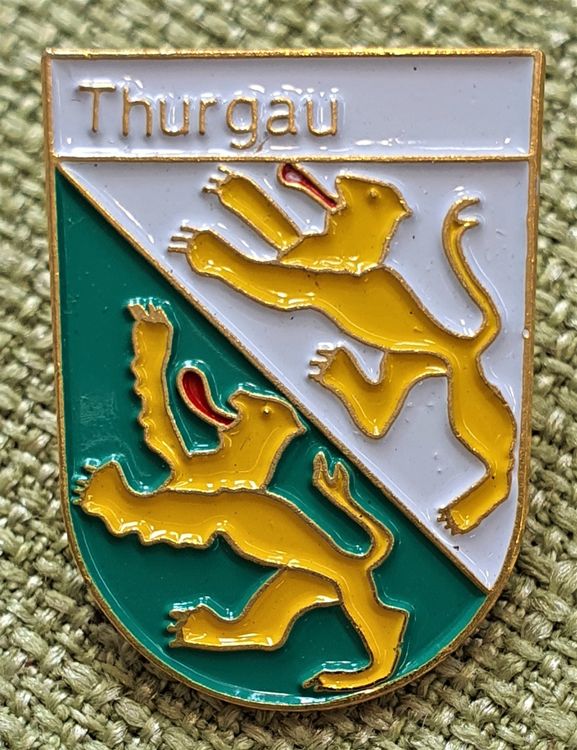 P322 - Pin Schweiz Kanton Wappen Kantonswappen - Thurgau (Gebraucht) in Reinach BL für CHF 2 ...