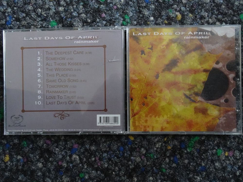 CD : Last days of april | Kaufen auf Ricardo