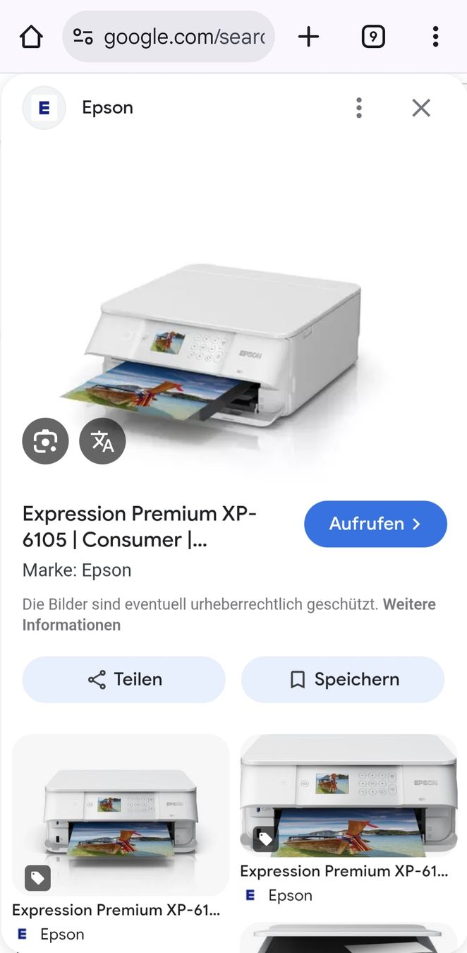 Epson Expression Premium XP-6105 Drucker - Top Zustand! (Neu (gemäss ...