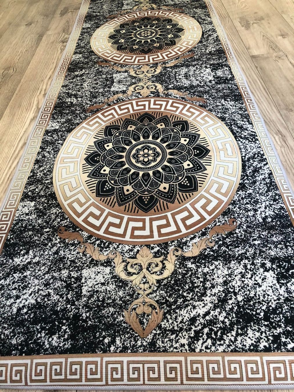 SONDERPREIS 🩵320 cm lang! Teppich Flur Läufer Designer Look (Neu und ...