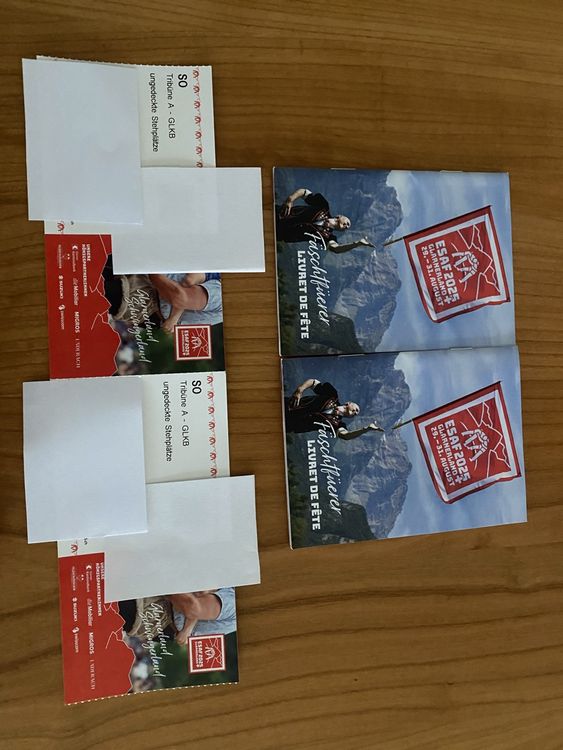 ESAF 2025 - 2 Top Stehplätzeticket Tribüne A, So. 31.08.2025 (Neu und ...