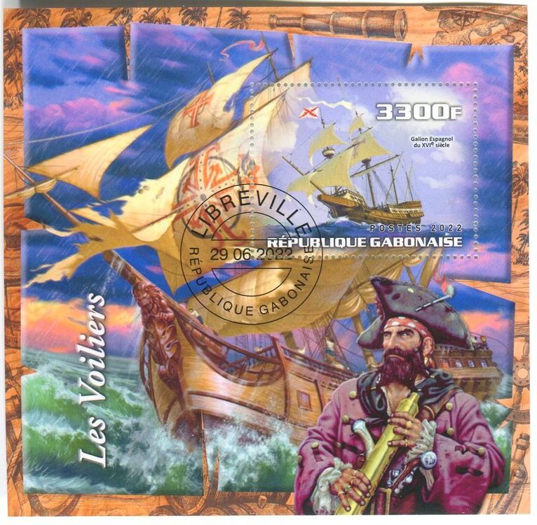 Block "Schiffe. Piraten". Gabun (Neu und originalverpackt) in Basel für CHF 3 – mit Lieferung ...