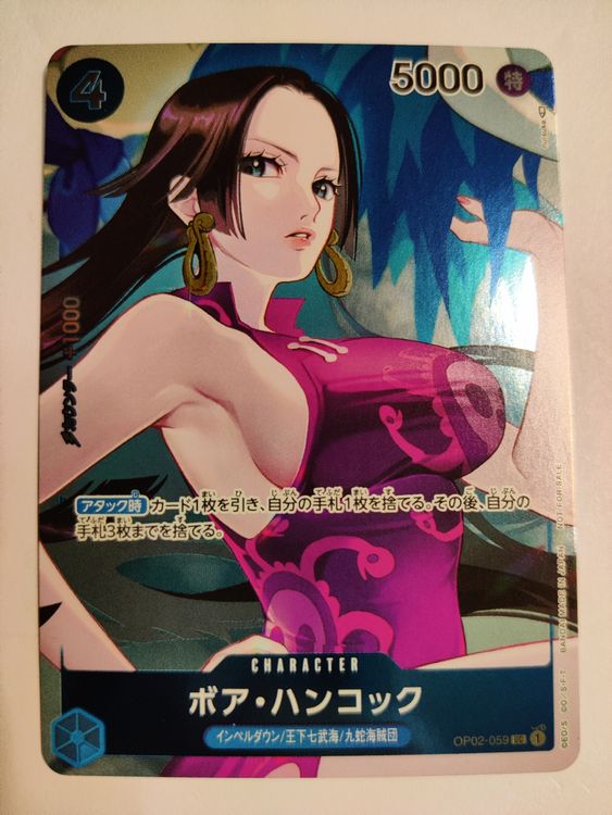 Boa Hancock OP02-059 UC Alternate Art - One Piece Karte JPN (Neu (gemäss Beschreibung)) in für ...