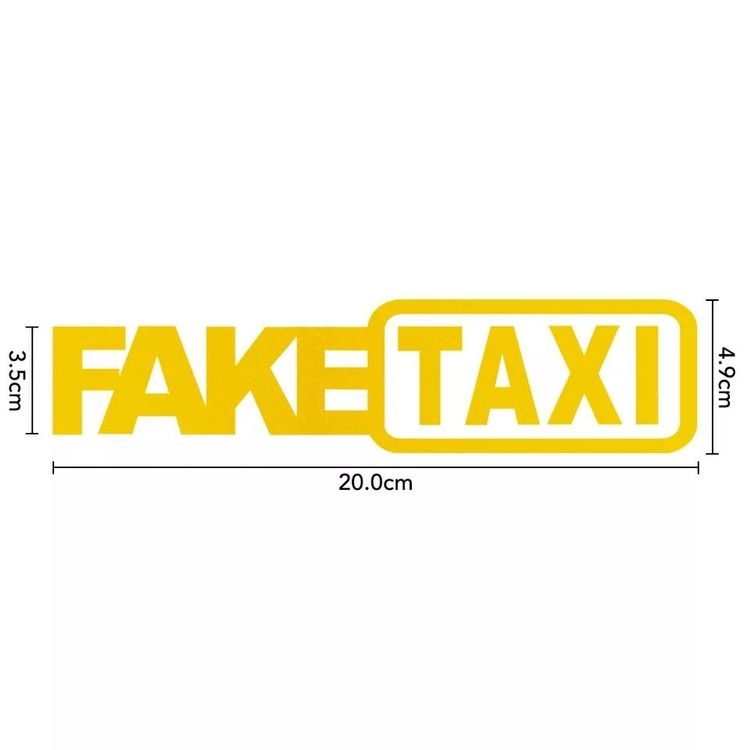 Fake Taxi Sticker (Neu und originalverpackt) in Tuggen für CHF 7 – mit ...