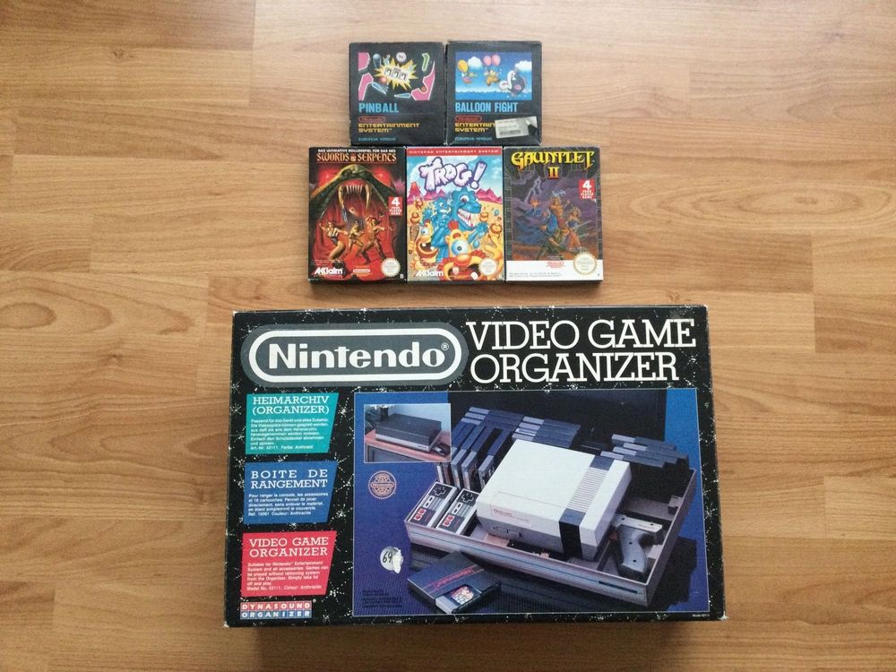 Video Game Organizer+NES Games SCHNÄPPLI (Gebraucht) in Basel für CHF ...