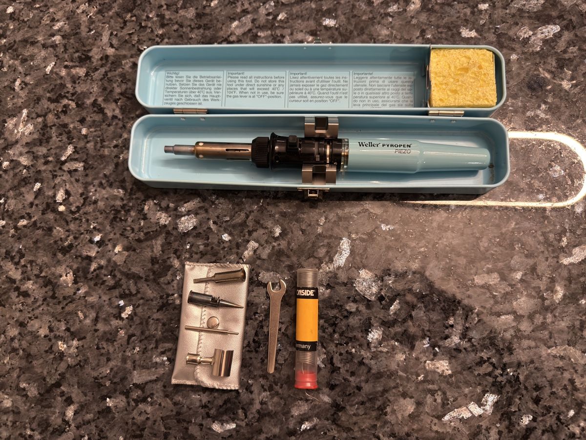 Weller Pyropen Piezo Lötkolben Set - Top Zustand! (Gebraucht) in ...