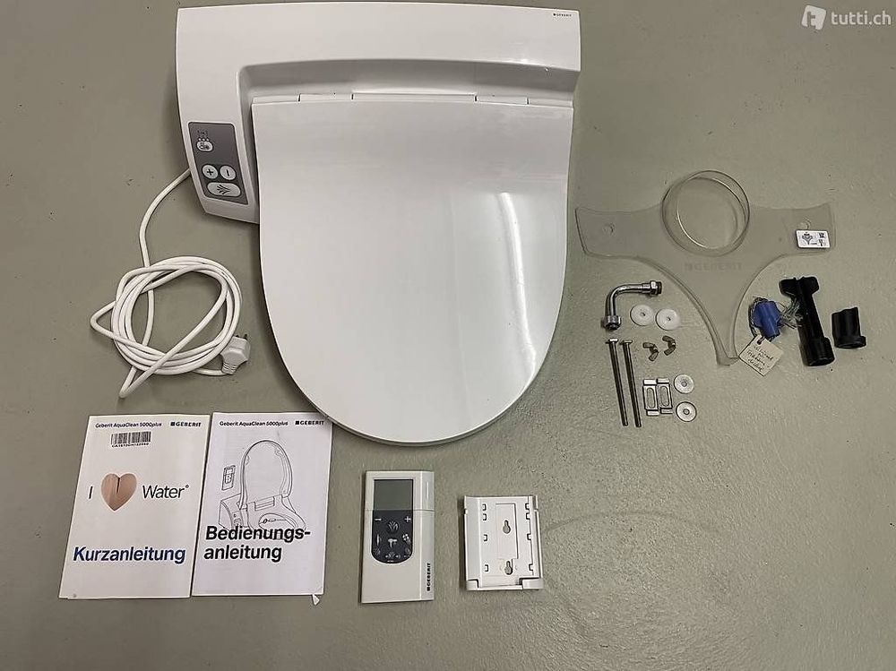 Geberit AquaClean 5000 plus dusch wc taharet wenig benutz | Kaufen auf ...