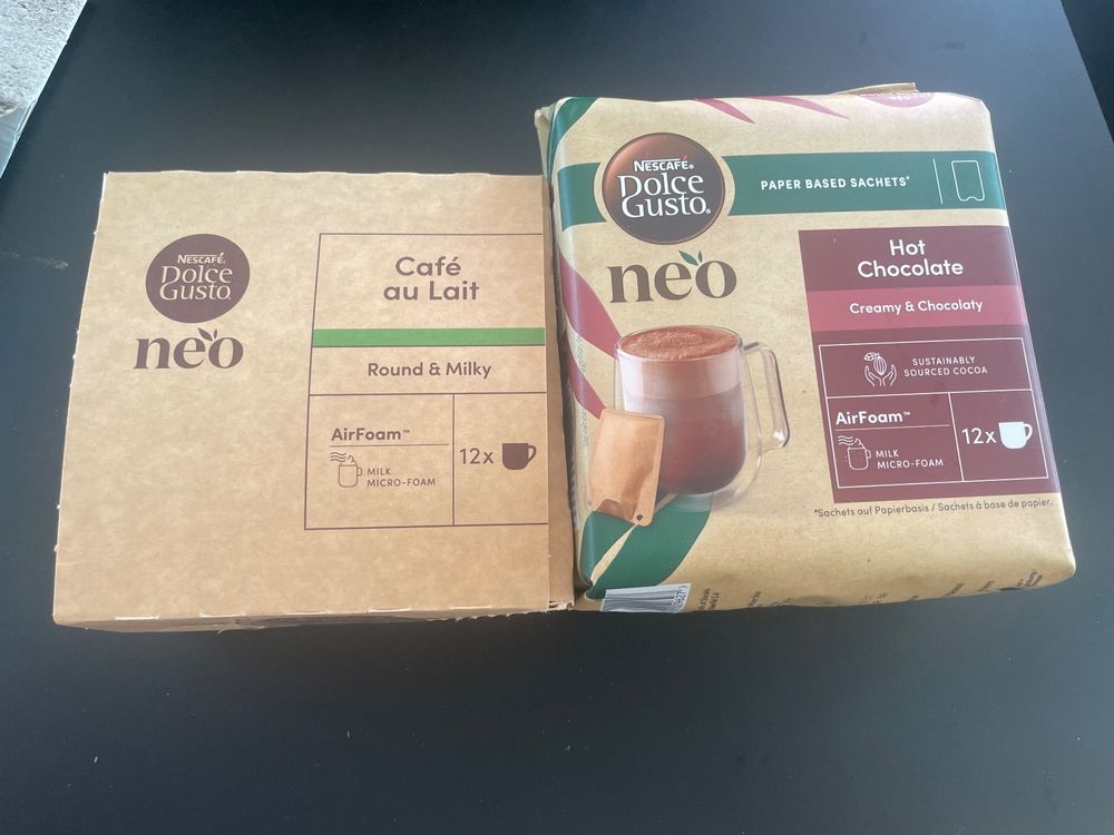 Nescafe Dolce Gusto Neo Sachets Cafe au Lait + Chocolate | Acheter sur ...