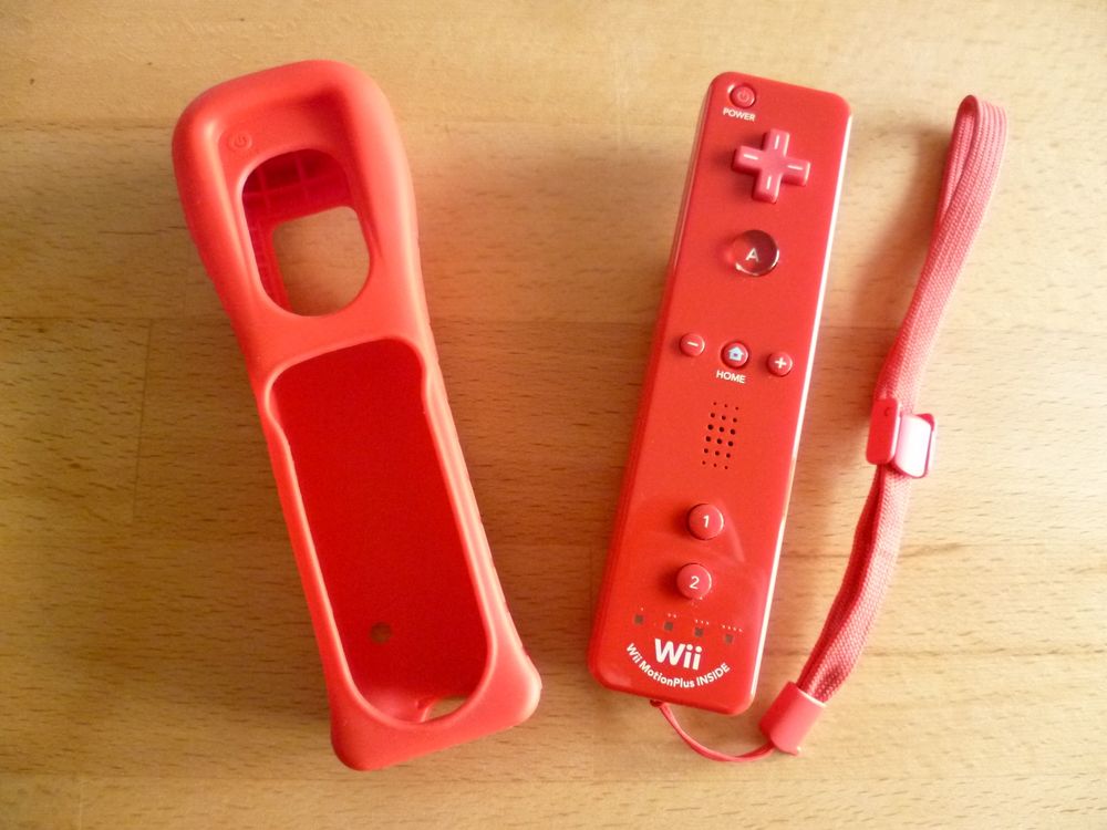 Nintendo Wii Remote Controller Wiimote MotionPlus Inside rot | Kaufen ...