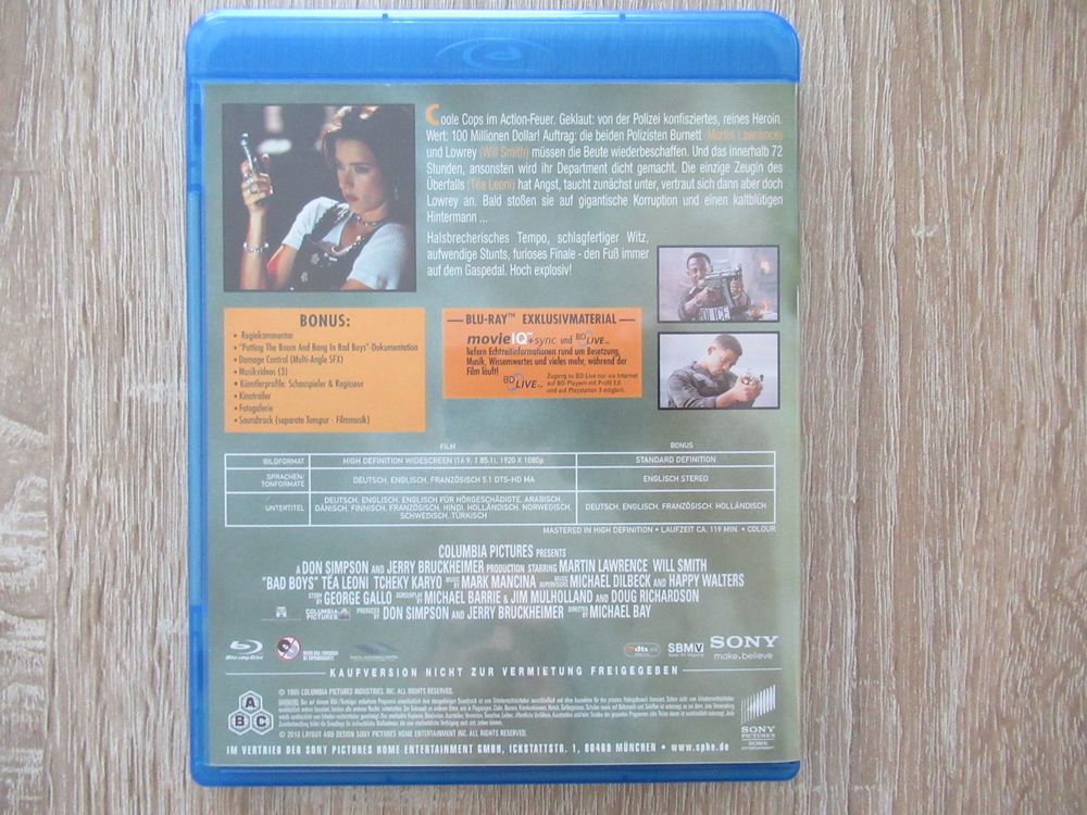 Bad Boys (Blu-ray) Uncut Deutsch Will Smith (Gebraucht) in Riehen für ...