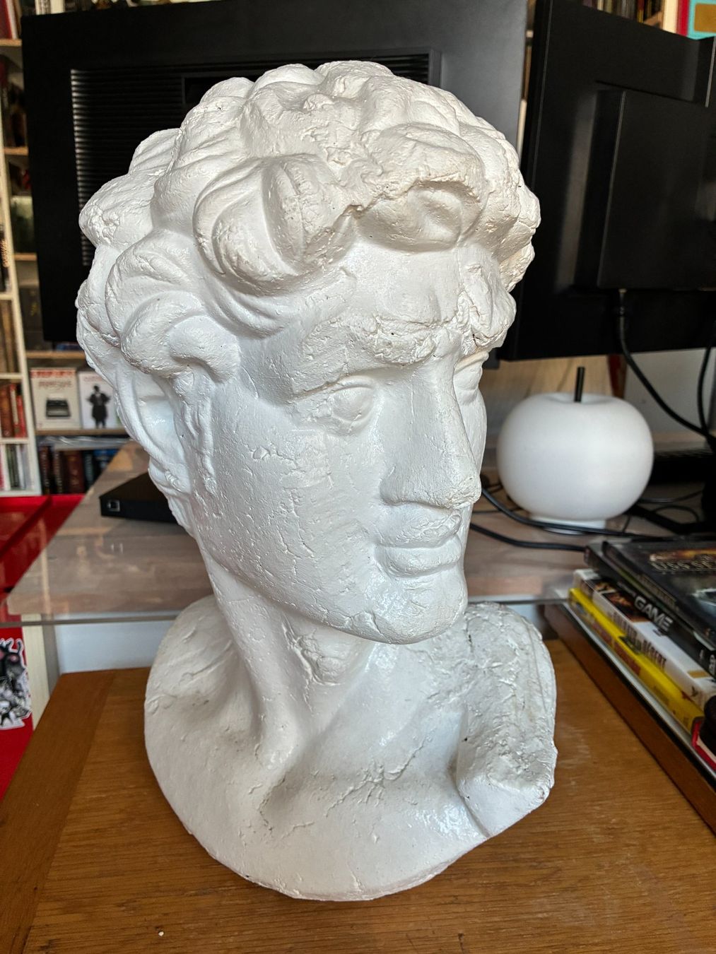 Buste de David en plâtre, déco intérieure stylisée (Gebraucht) in Vevey ...