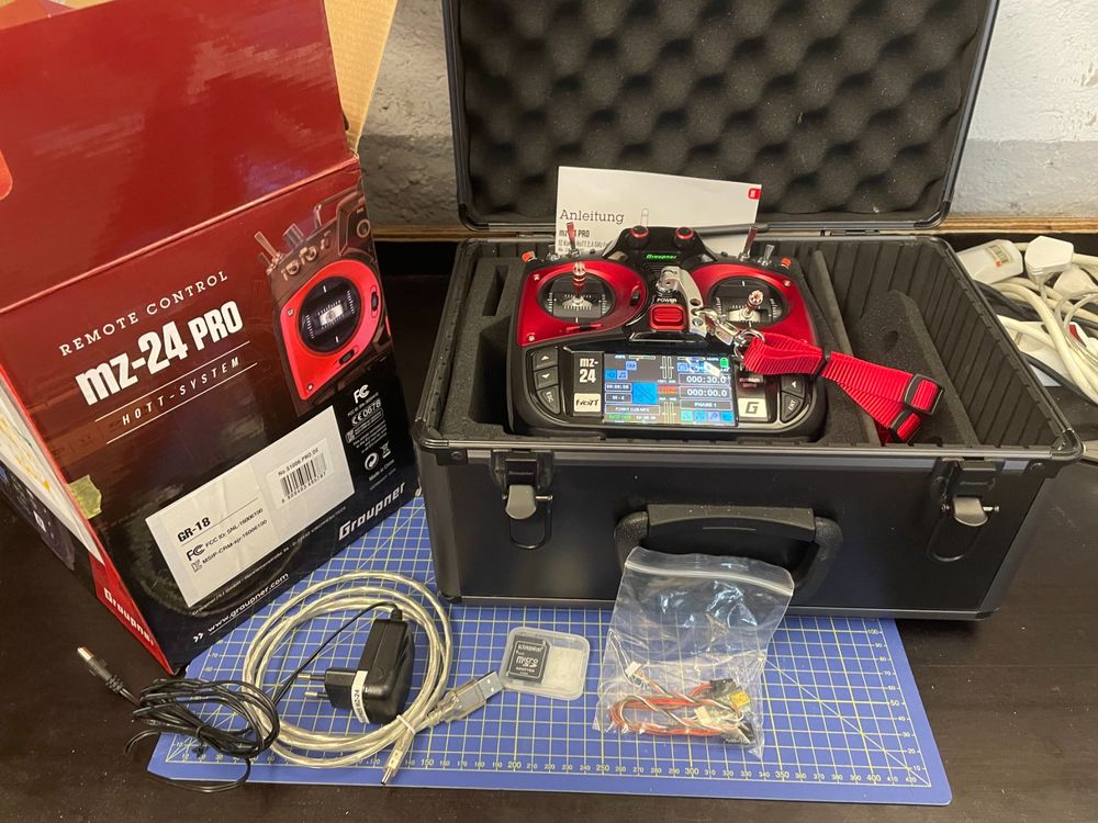 Graupner mz-24 PRO Einzelsender - HoTT 2.4GHz Fernsteuerung (Gebraucht ...