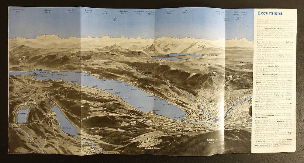 Prospectus Zurich Exposition Nationale pendant la LANDI 1939 (D ...