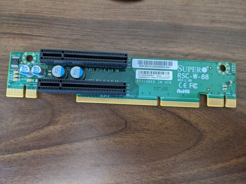 Supermicro Riser Card RSC-W-88 | Kaufen auf Ricardo