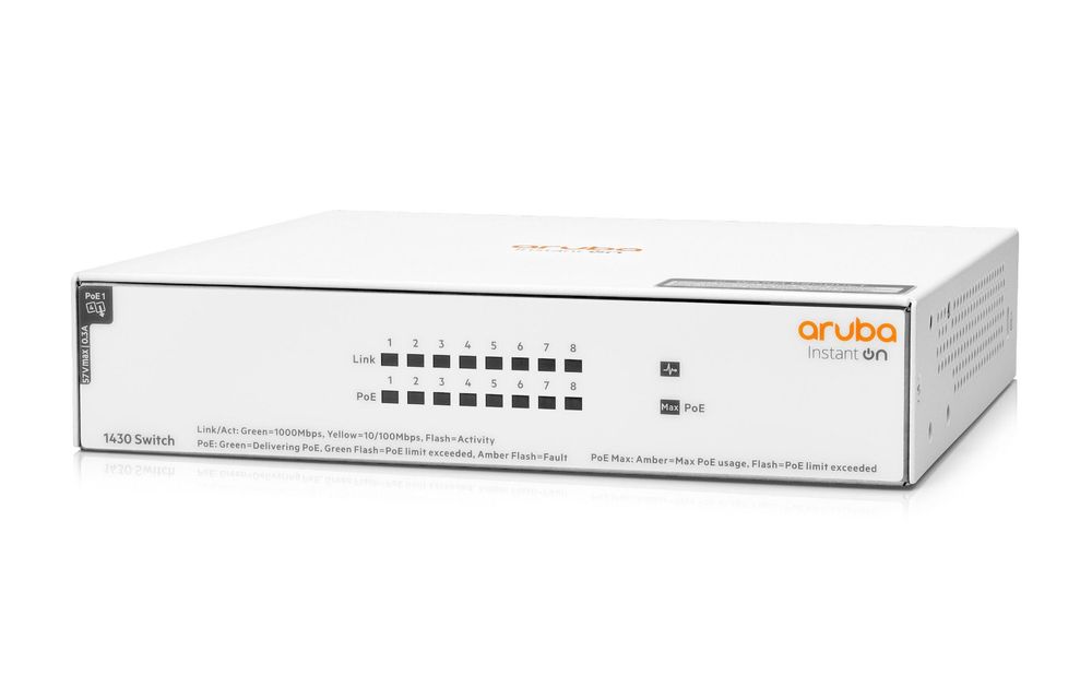 HP Enterprise Aruba Instant On PoE+ Switch 1430, R8R46A (Gebraucht) in ...