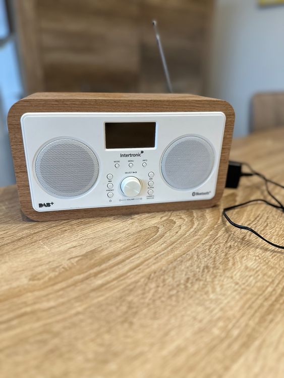 Intertronic Radio weiss braun | Kaufen auf Ricardo