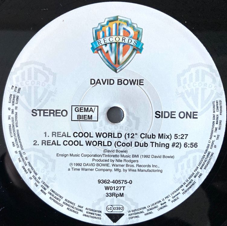 DAVID BOWIE - REAL COOL WORLD | Kaufen auf Ricardo