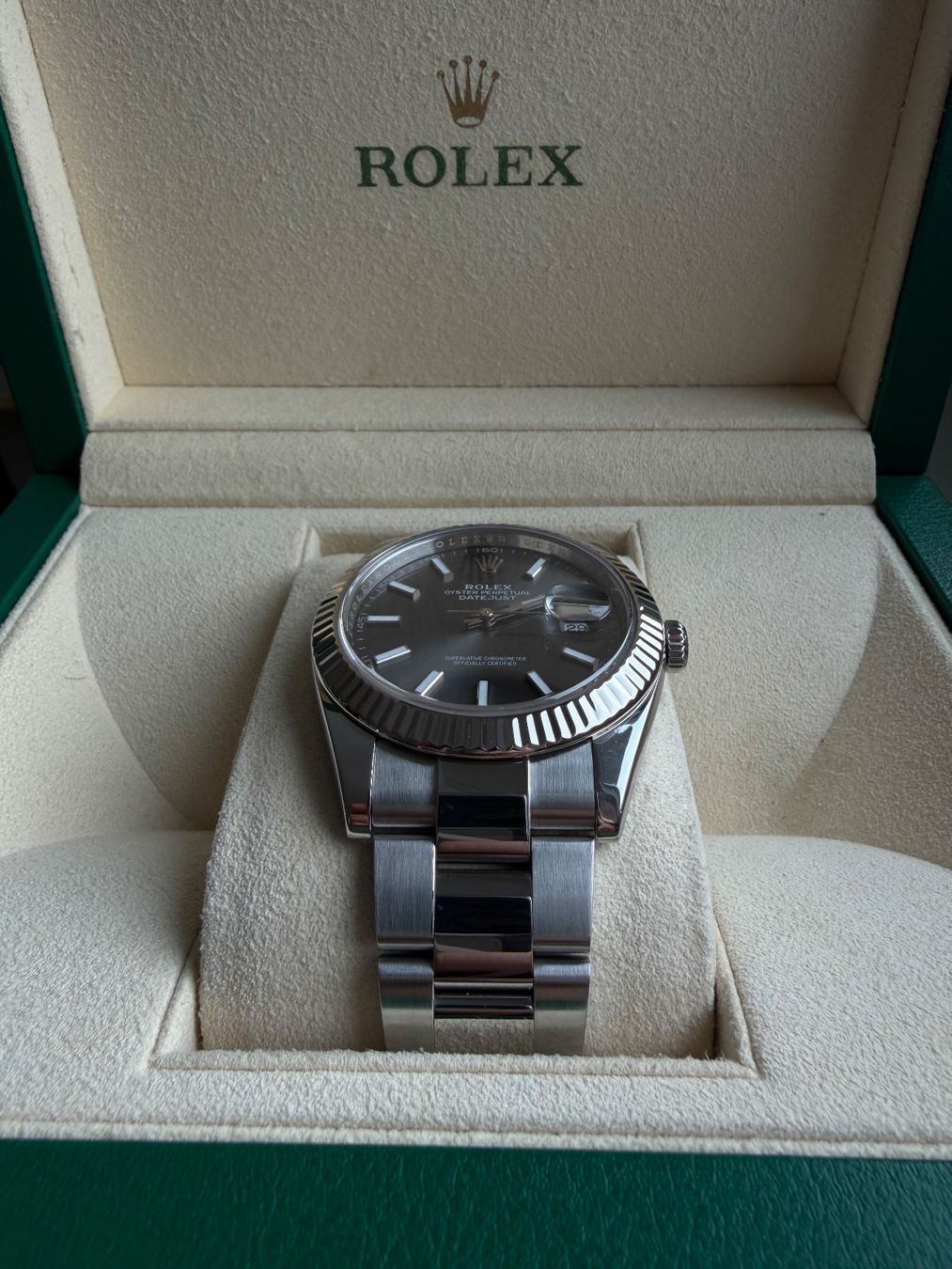 ROLEX Datejust 41- Full Set, Papers & Box 2018 Ref: 126334 (Neu (gemäss ...