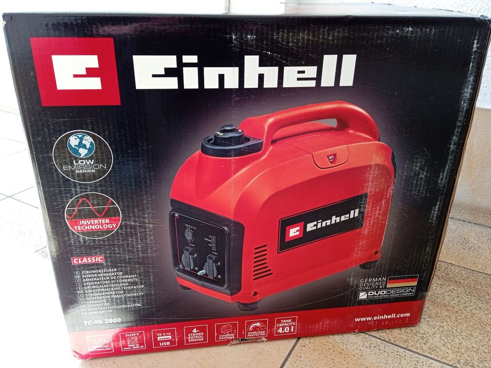 EINHELL Stromgenerator TC-IG (2000 W) // NEU (Neu und originalverpackt) in Döttingen für CHF 335 ...