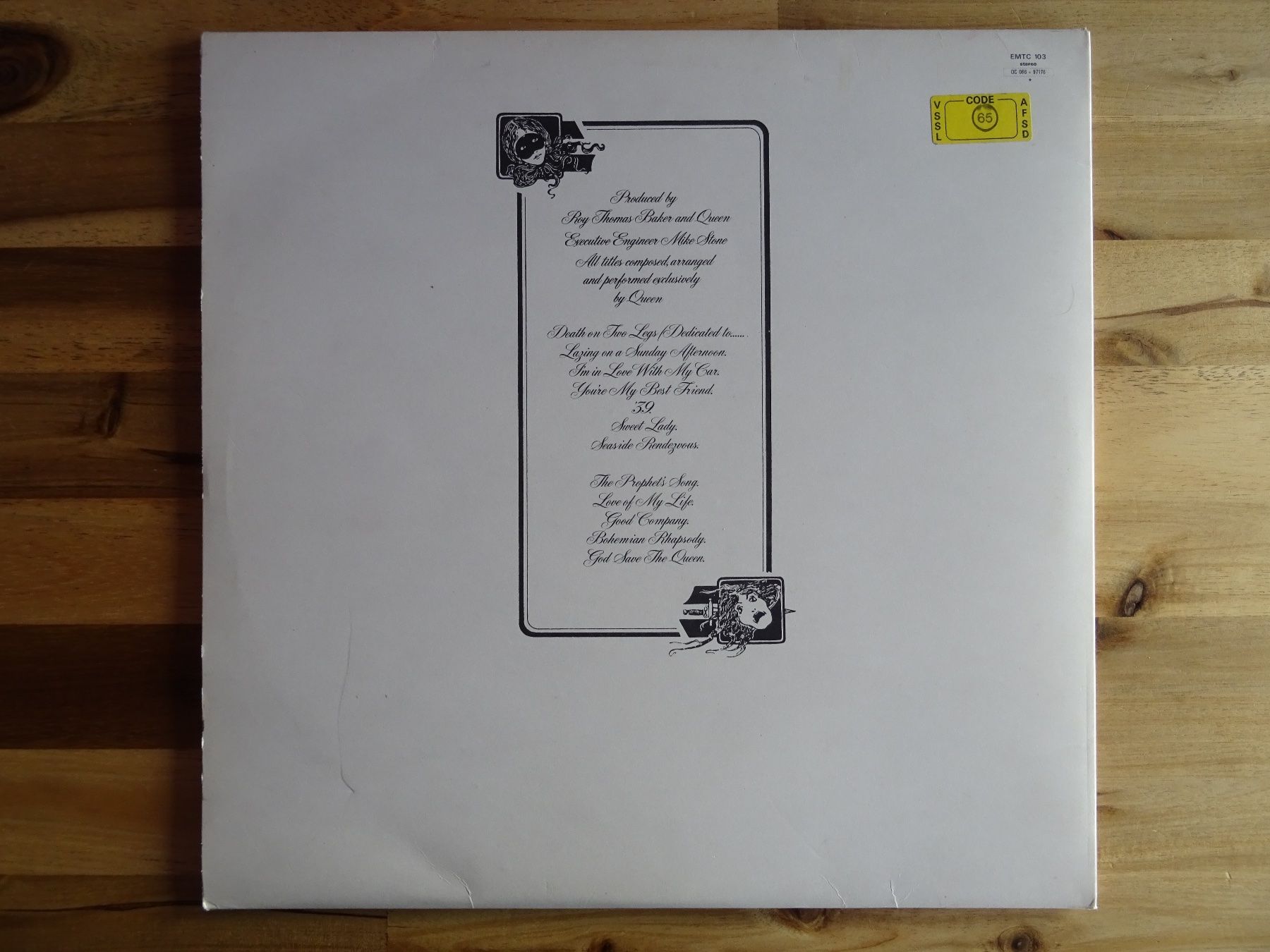 Vinyl LP Queen - A Night At The Opera - 1975 (Gebraucht) in Gossau SG ...