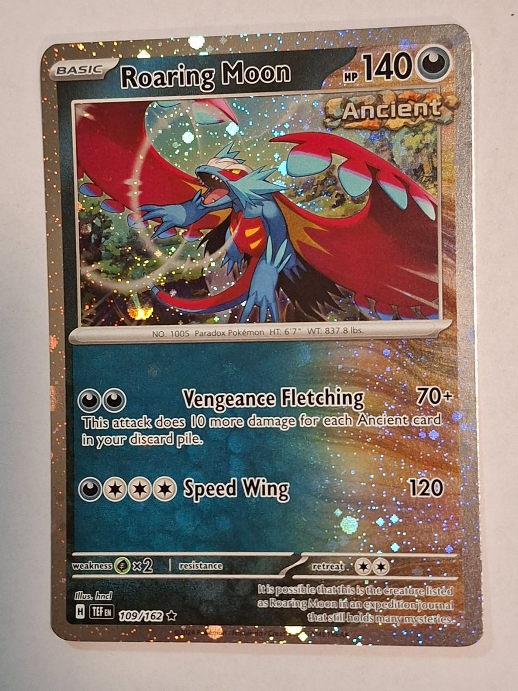 Roaring Moon Holo Karte 109/162 EN 2024 (Neu (gemäss Beschreibung)) in ...