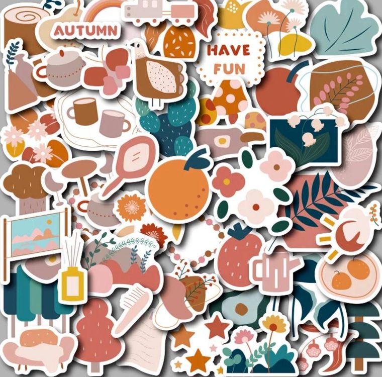 50 Stk. Sticker/Aufkleber - Schöne Muster | Kaufen auf Ricardo