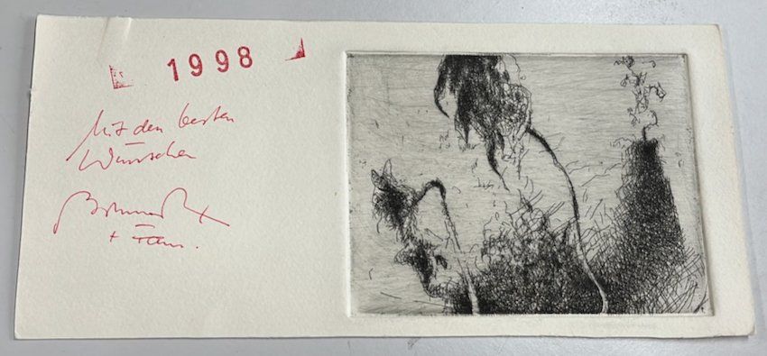 Radierung handsigniert Bruno Ritter (ID b4114) (Gebraucht) in ...