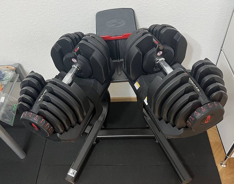 Bowflex Selecttech 1090i Hanteln inkl. Ständer (Gebraucht) in ...
