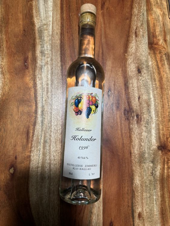 Holunder Schnaps/JG 1996/Hallauer (Neu und originalverpackt) in Widnau ...