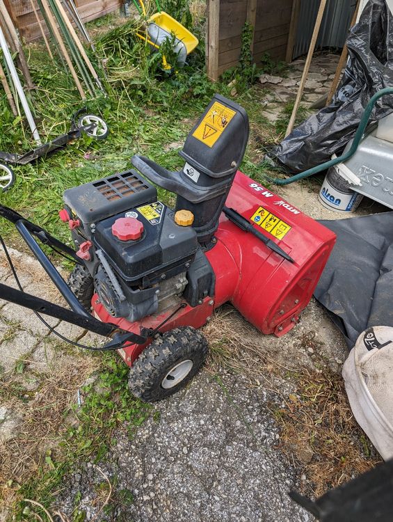 souffleuse a neige MTD M56 (D'occasion) à La Place (Ayent) pour CHF 200 – retrait uniquement ...